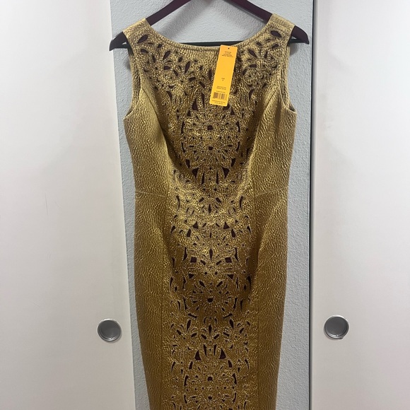 Tory Burch | Dresses | Tory Burch Gold Sheath Cocktail Dress | Poshmark